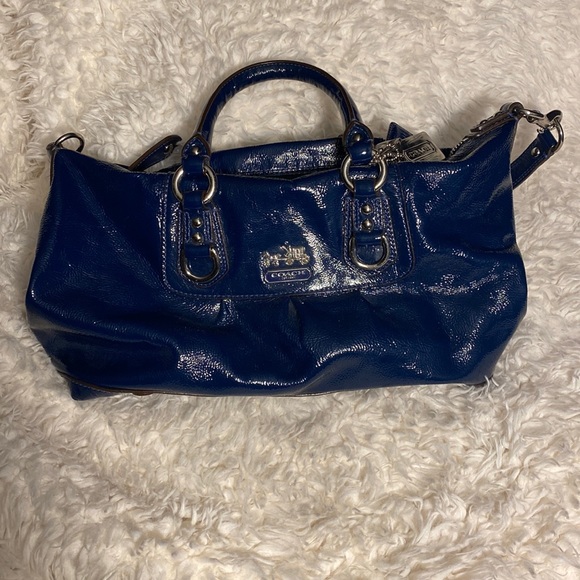 Coach | Bags | Coach Blue Purse | Poshmark